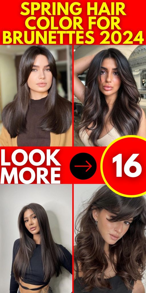 Discover Top Spring 2024 Hair Color Trends for Brunettes