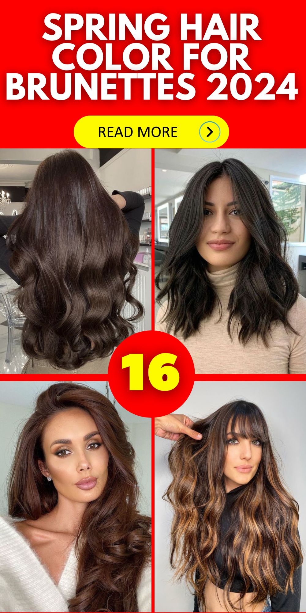 Discover Top Spring 2024 Hair Color Trends for Brunettes