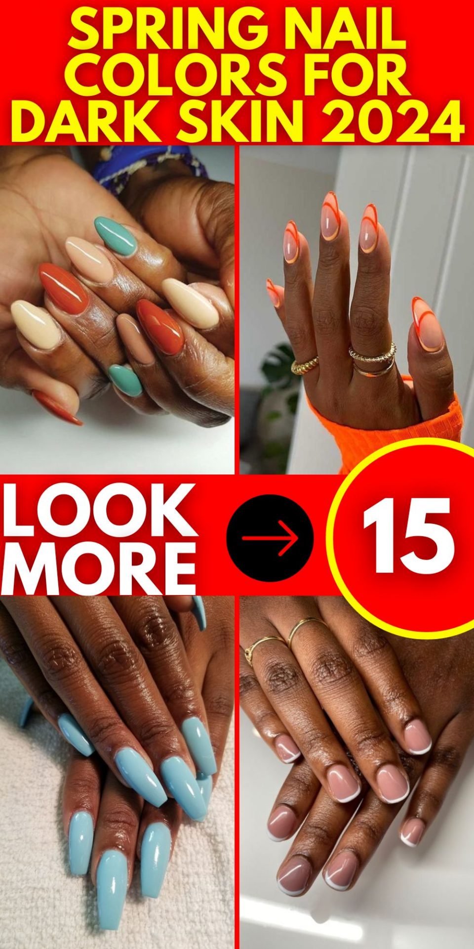 Discover Elegant Spring Nail Trends 2024 for Dark Skin – Buy the Best ...