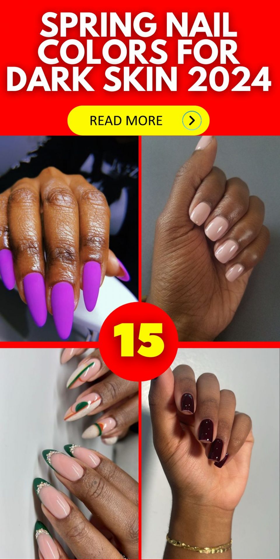 Discover Elegant Spring Nail Trends 2024 for Dark Skin – Buy the Best ...