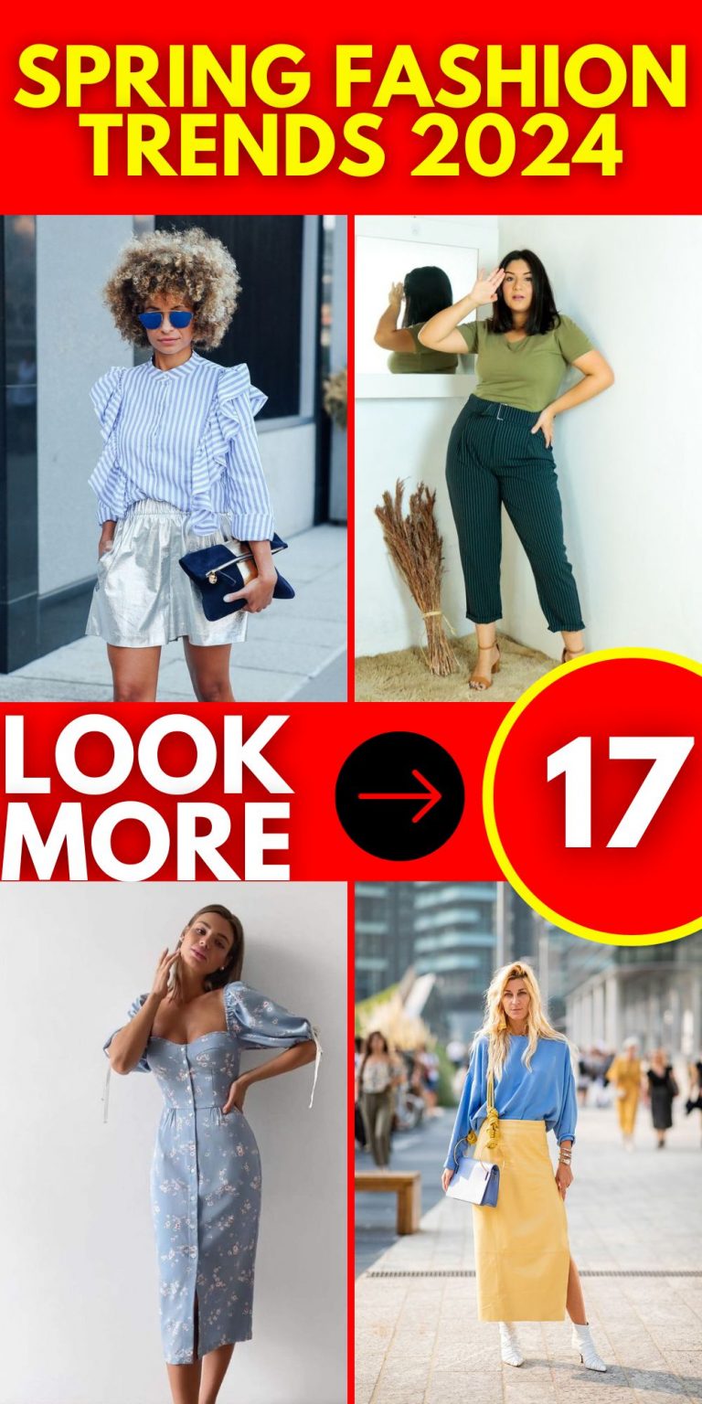 Spring Fashion Trends 2024 - Colorful & Chic Street Styles for Women