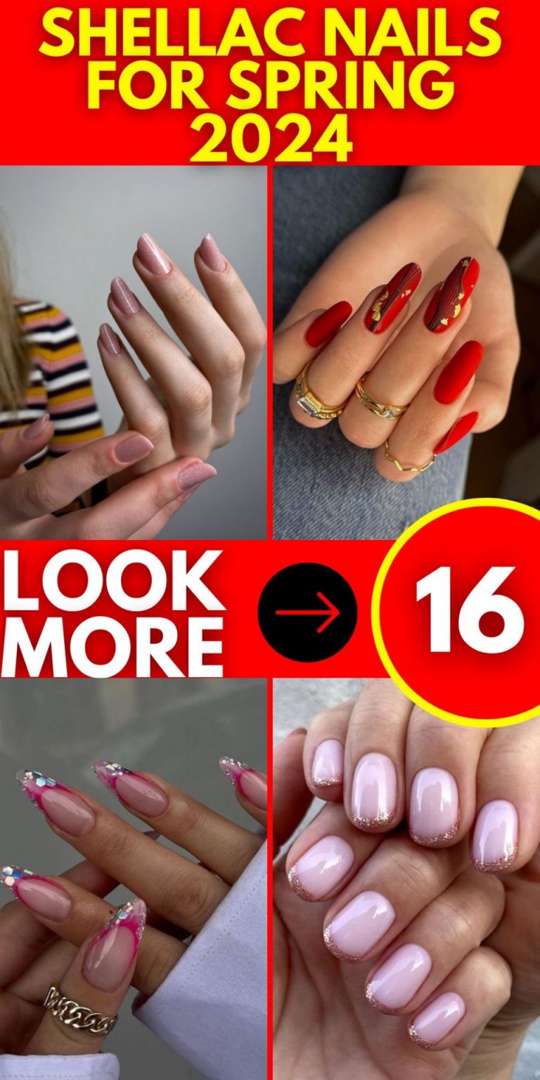 Shellac Nails for Spring 2024: Fresh Designs, Classy Colors & Manicure ...