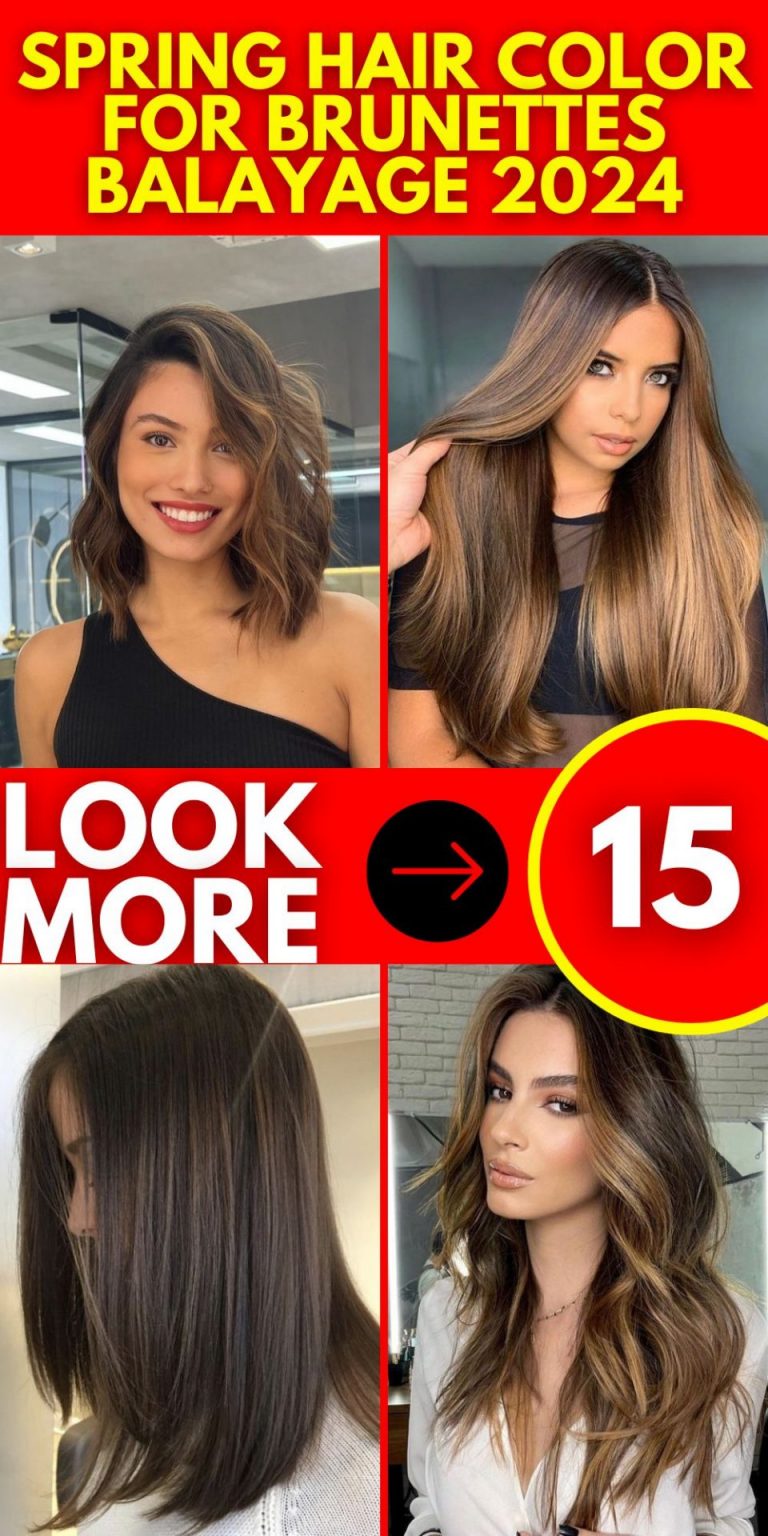 Top Spring 2024 Balayage Trends for Chic Brunettes
