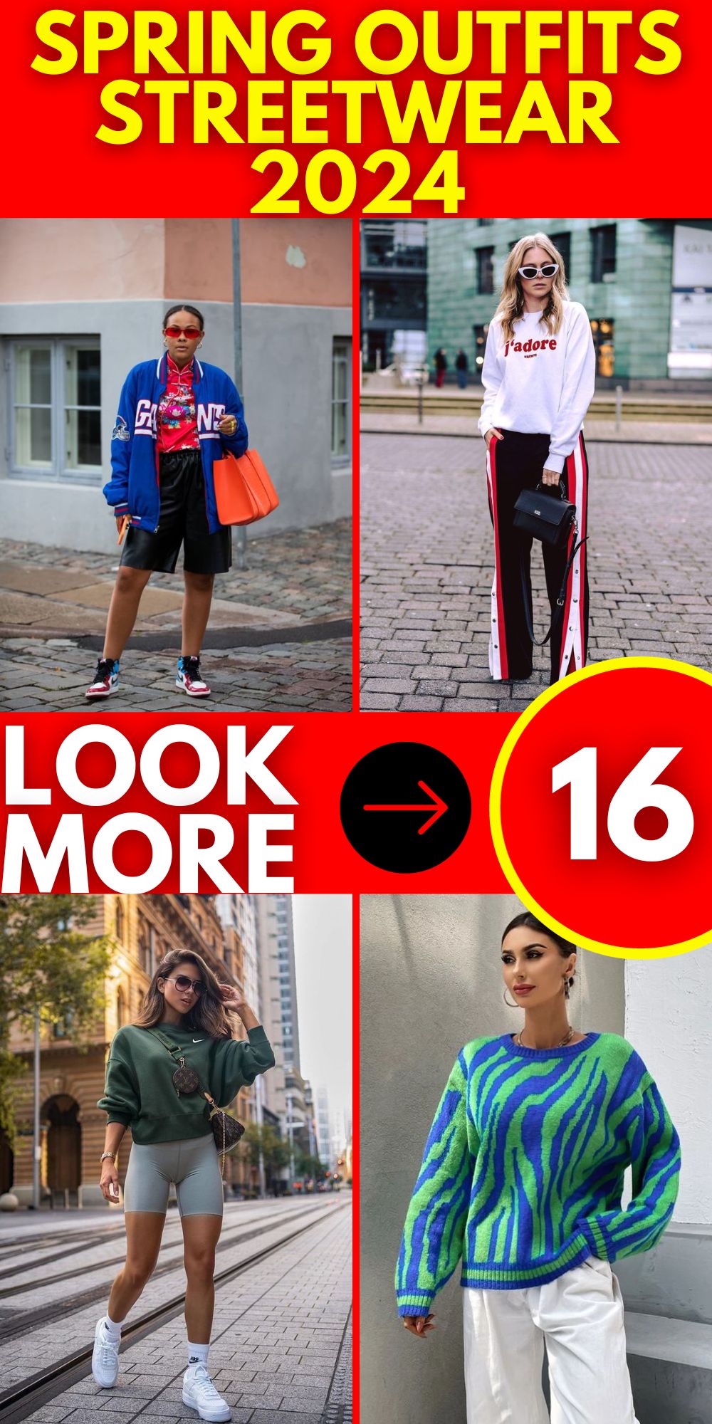 Explore 2024's Spring Streetwear Trends: From Blue Jeans to Oversized Chic