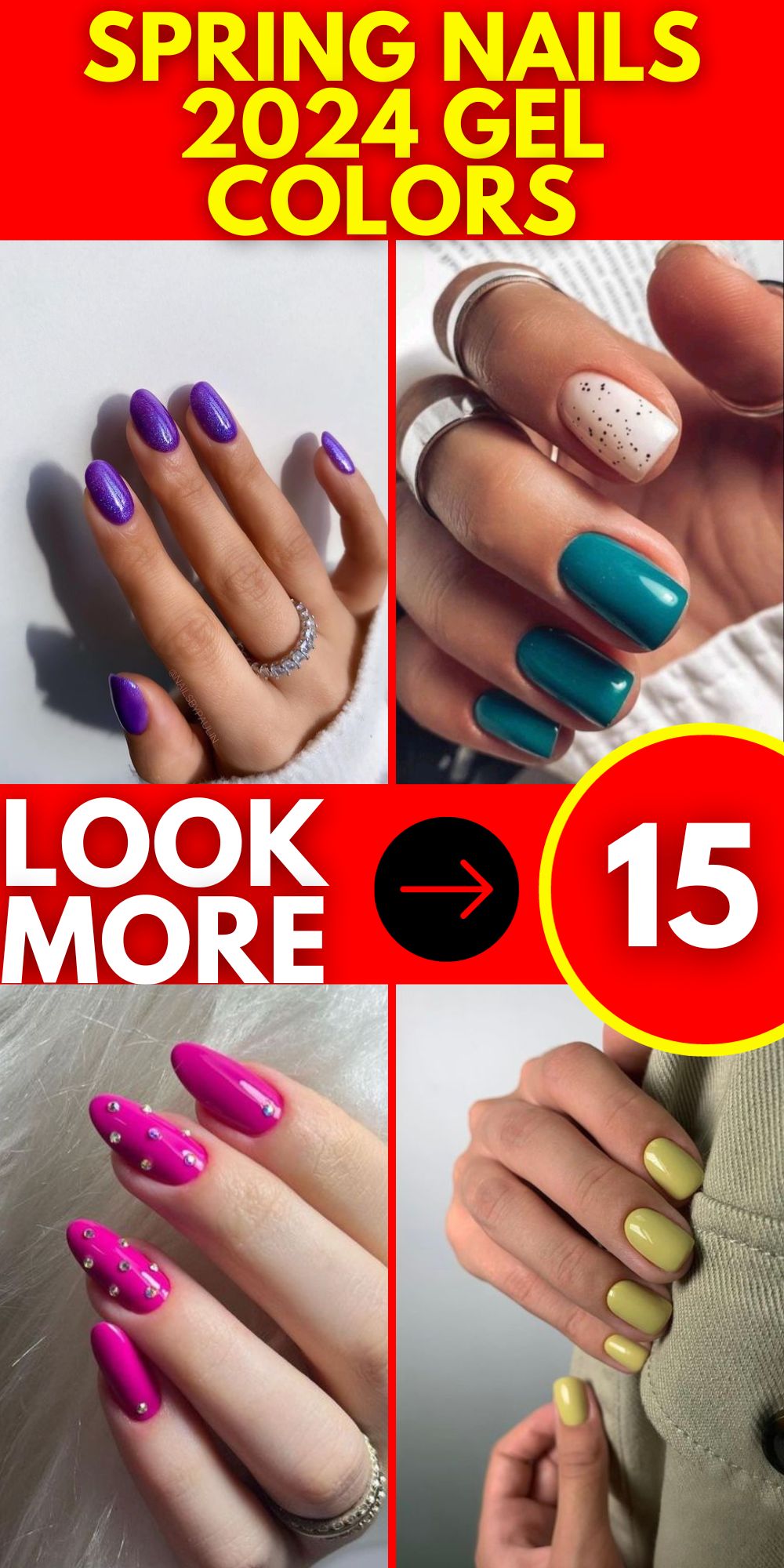 Explore Spring Nails 2024: Trending Gel Colors & Chic Manicure Designs