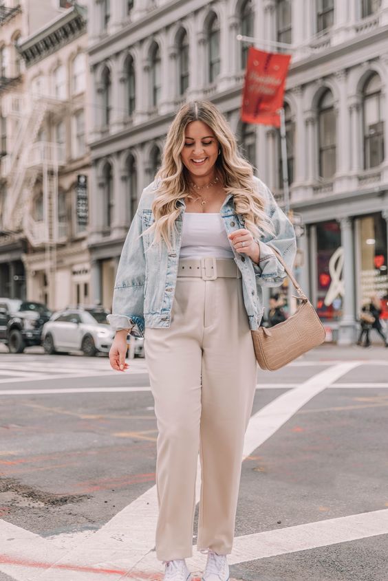 Embrace 2024 with Trendy Spring Outfits for Midsize Women
