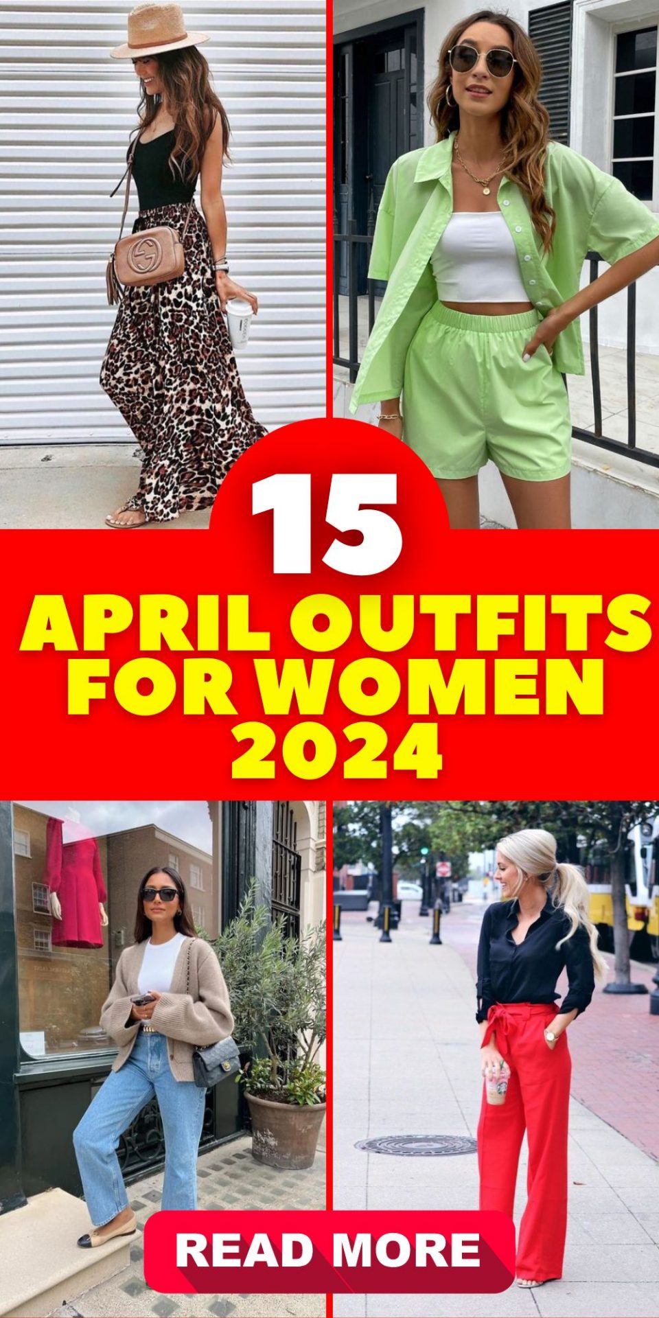 Embrace April 2024 with Stylish Women's Outfits and Trends