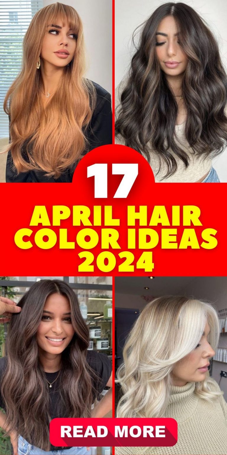 Trendy April Hair Colors 2024: Styles for Brunettes to Blondes