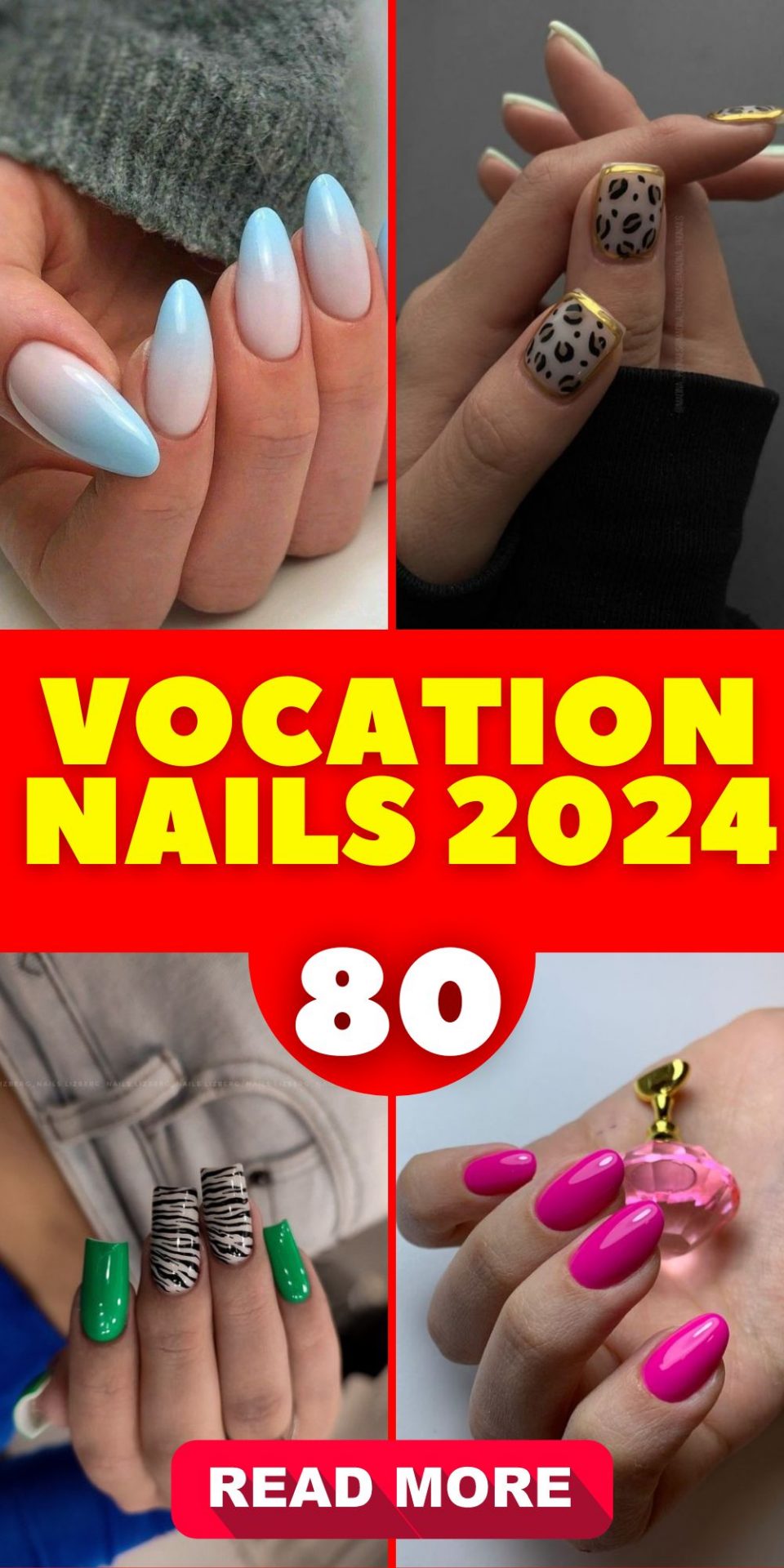 Trendy Vocation Nails 2024: Summer Vibes to Winter Elegance