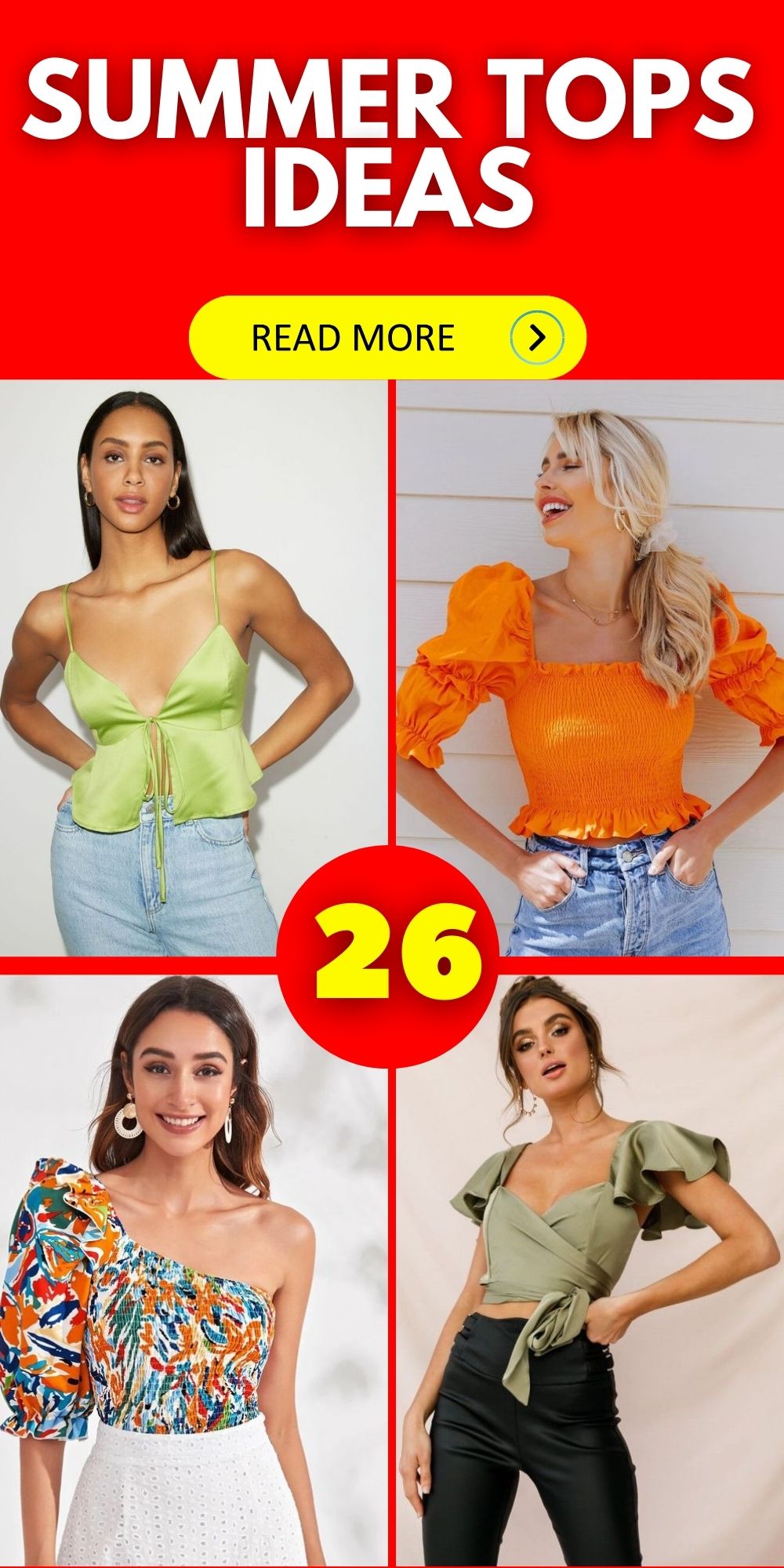 Explore 2024's Trendy Summer Tops for Women – Casual to Dressy Styles