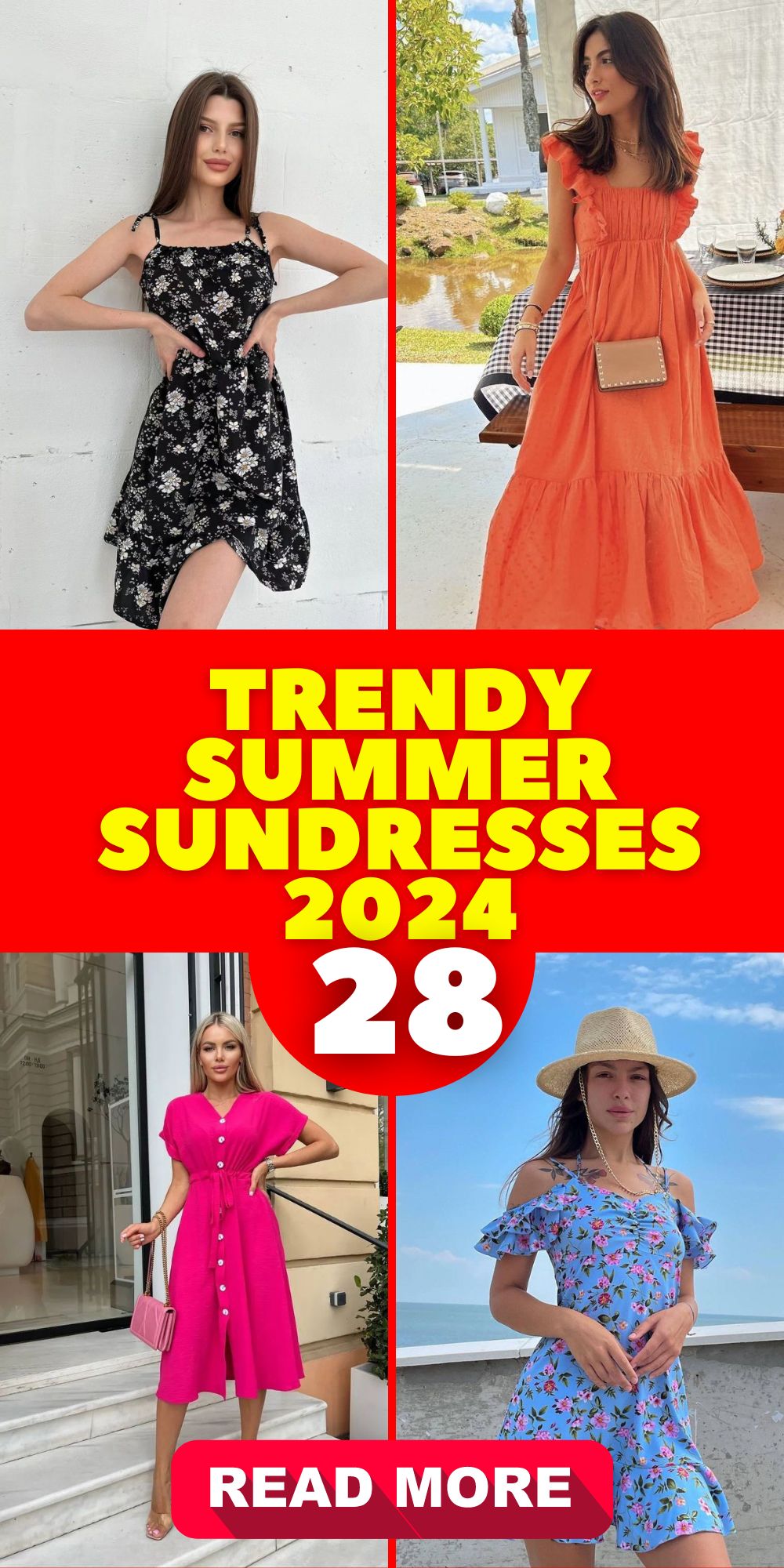 Explore 2024's Trendy Summer Sundresses – Chic, Casual & Cute Outfits ...