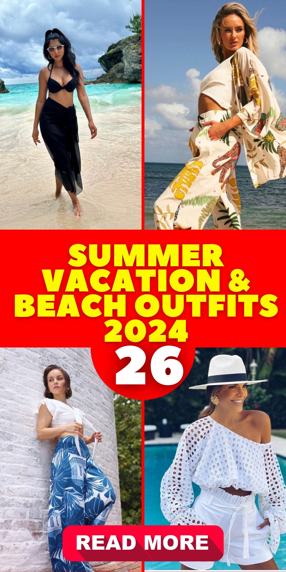 Summer Vacation Outfits 2024: Chic Beach Styles for Women and Modest Trends