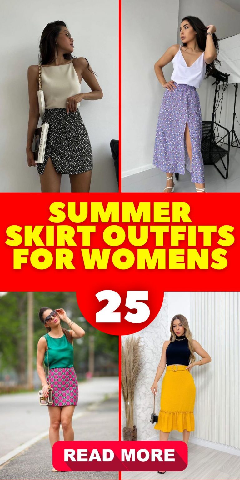 rendsetting Summer Skirt Outfits for Women 25 Ideas- Cute to Classy ...