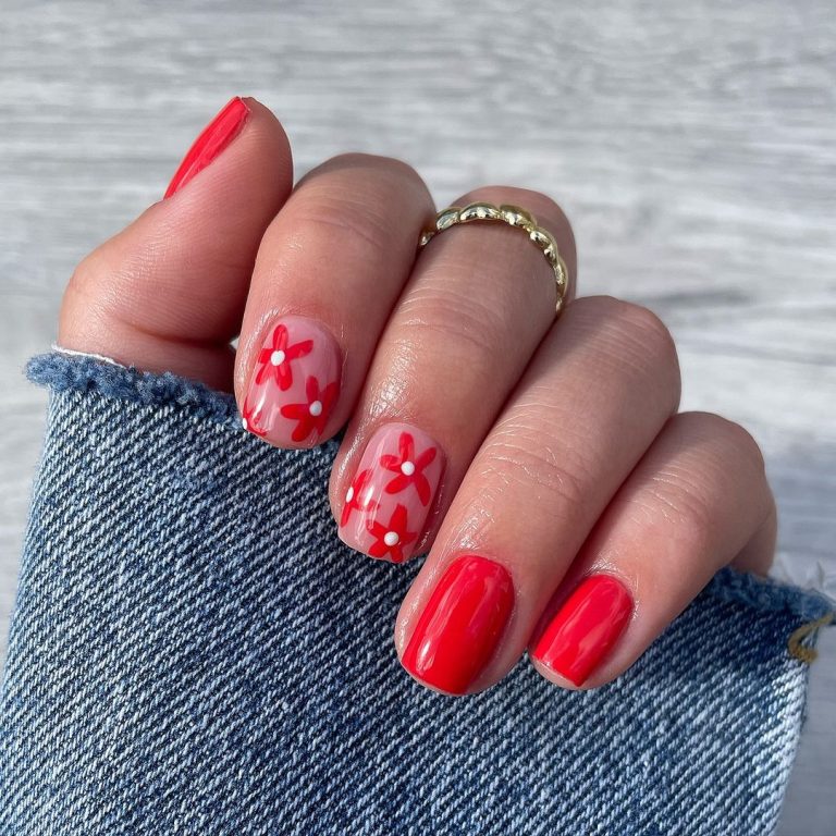 Short Summer Gel Nails - Chic Shades & Creative Designs