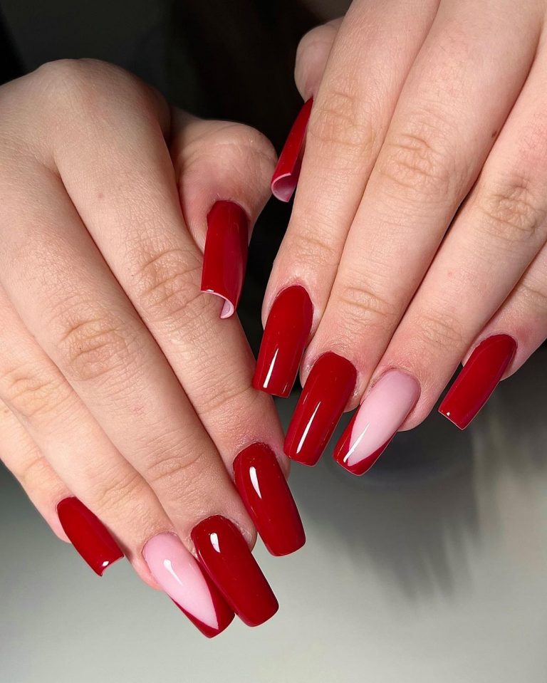 28 Red Summer Shades and Nail Design Ideas: Coral to Cherry, Acrylic ...