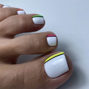 Title: 25 Ideas for Summer White Toe Nail Designs - Chic Pedicures for ...