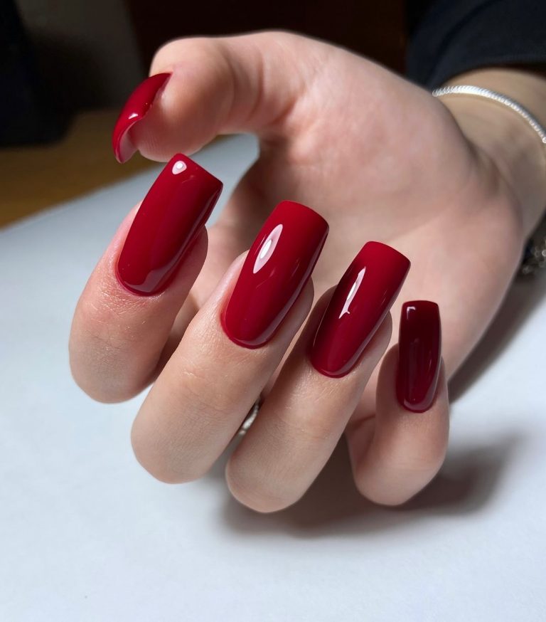 28 Red Summer Shades and Nail Design Ideas: Coral to Cherry, Acrylic ...