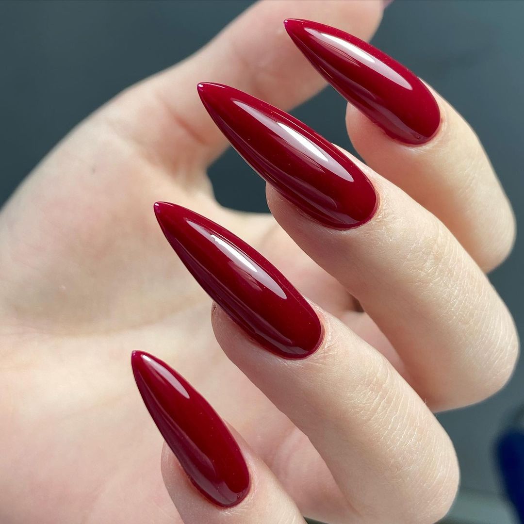 28 Red Summer Shades and Nail Design Ideas: Coral to Cherry, Acrylic ...