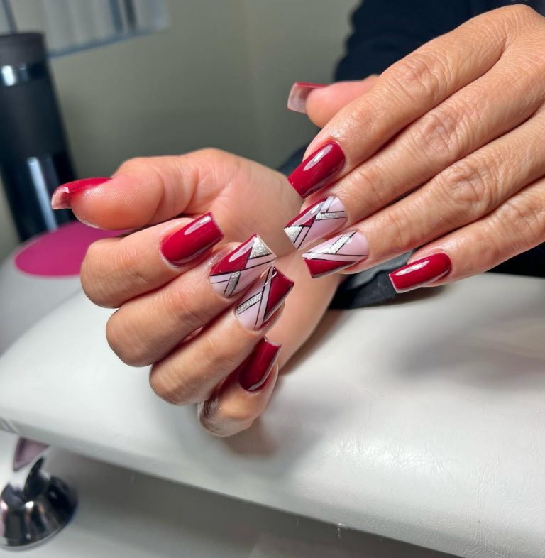 28 Red Summer Shades and Nail Design Ideas: Coral to Cherry, Acrylic ...