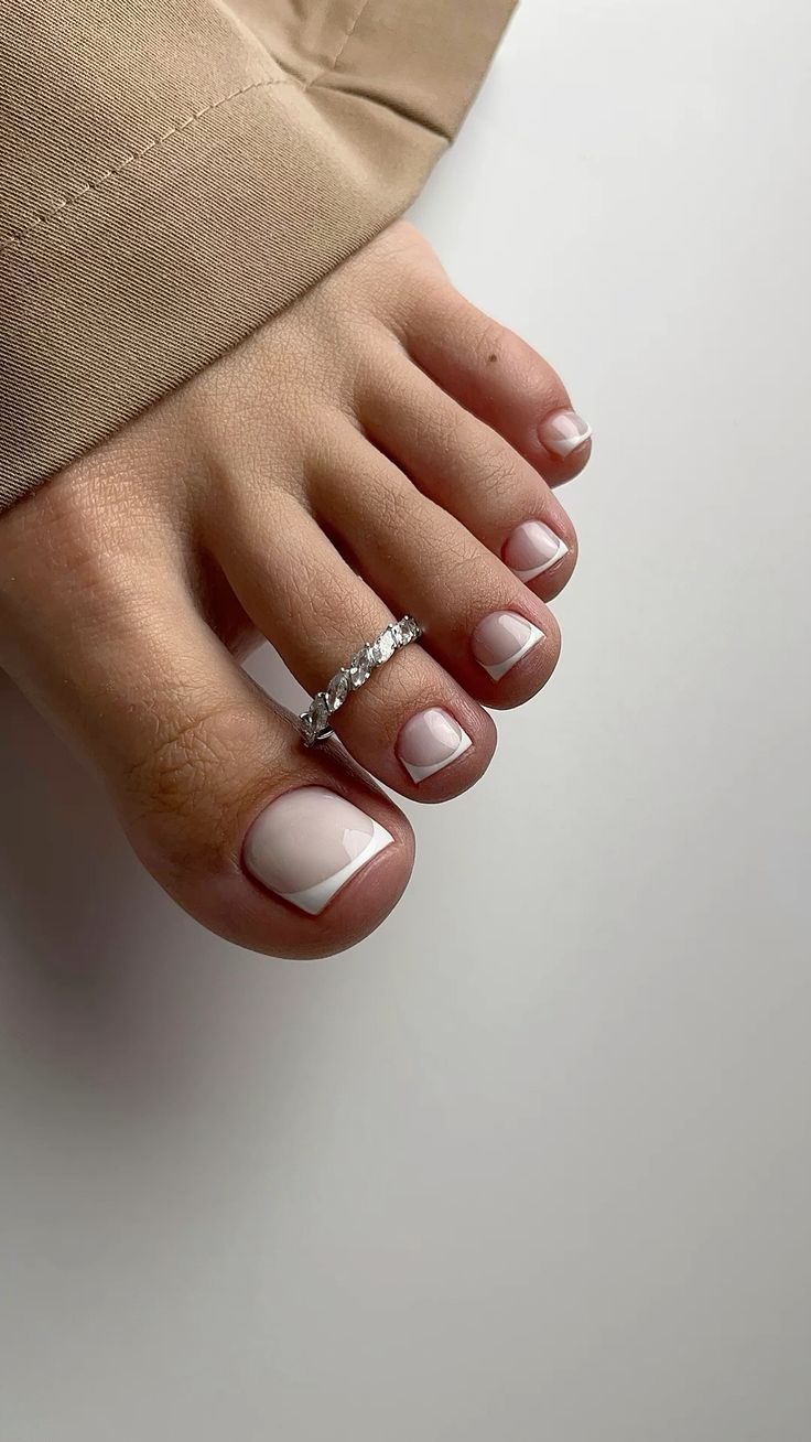 Title: 25 Ideas for Summer White Toe Nail Designs - Chic Pedicures for ...
