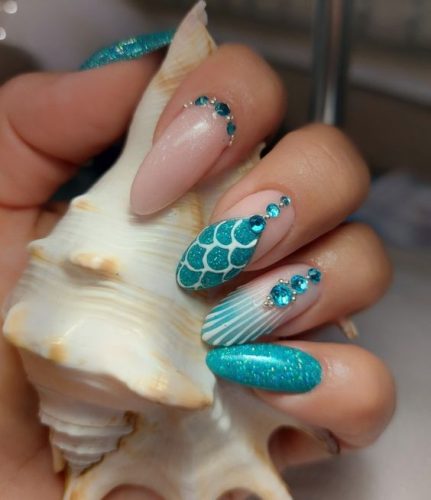 26 Ocean Nails Ideas: Explore Sea-Inspired Art Designs, Summer Colors ...