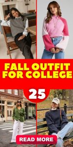Cute and Comfy Fall Outfits for College Students - 25 Ideas
