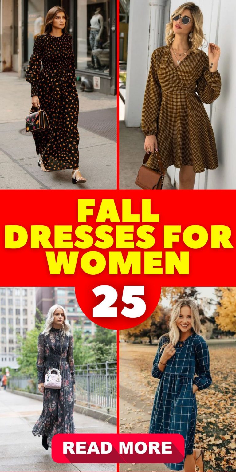 25 Ideas for Fall Dresses for Women: Casual, Elegant, and Modern Styles