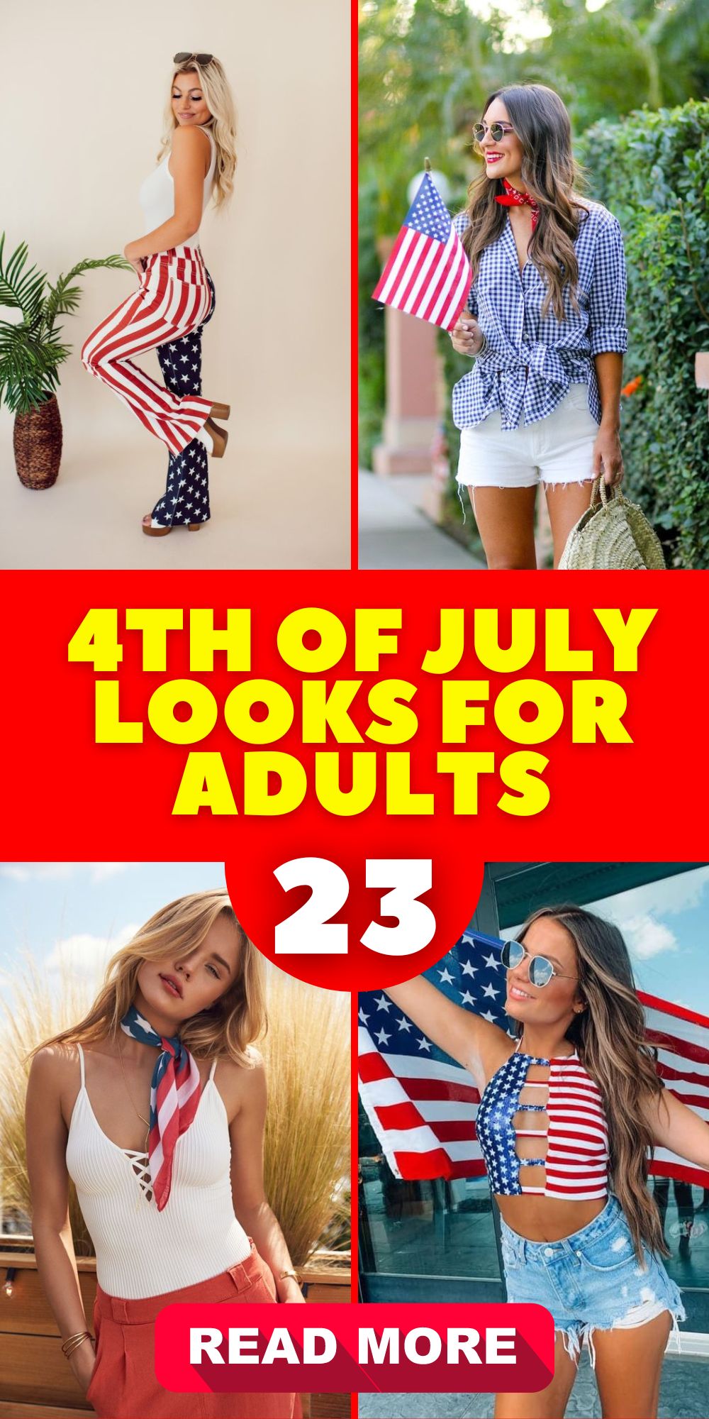 4th of July Looks for Adults: Chic, Classy Outfits & Party 23 Ideas