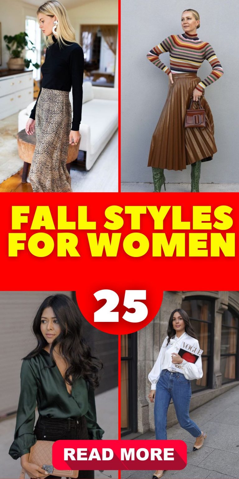 Fall Styles for Women: Cute, Casual, and Trending 25 Ideas for All Ages