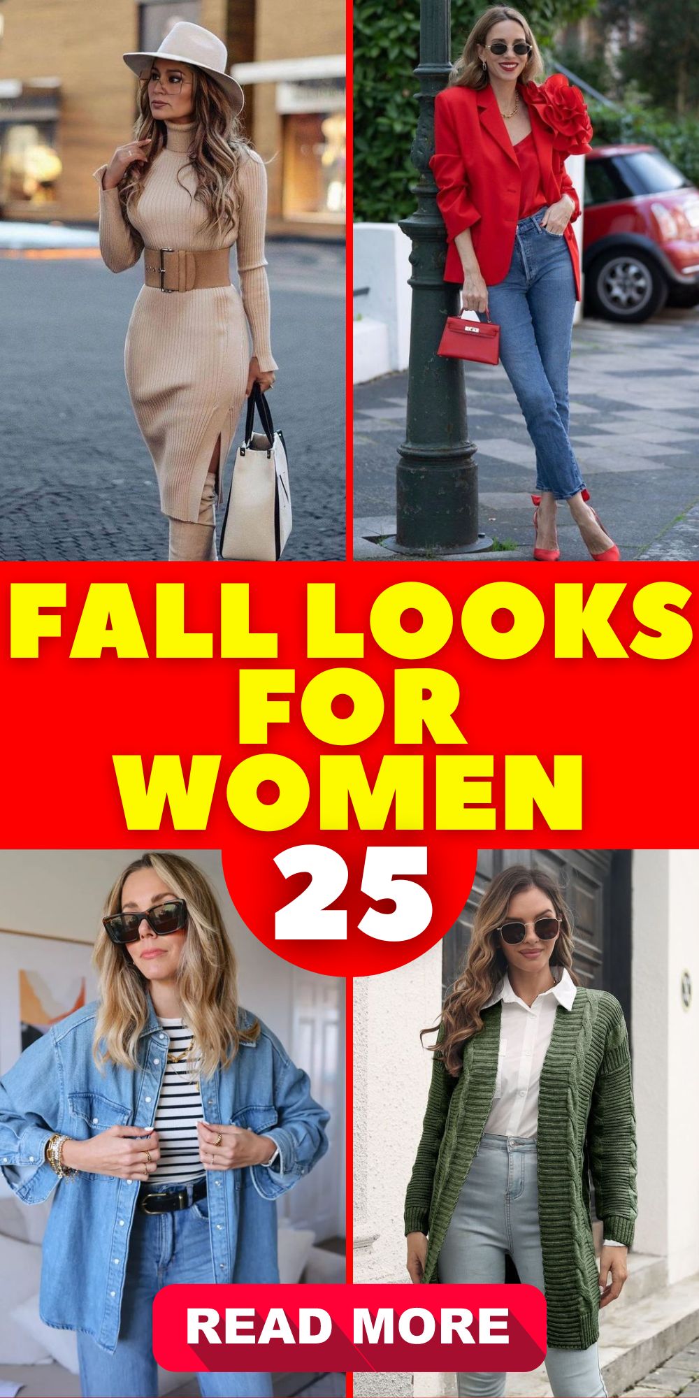 25 Fall Looks for Women: Outfit Ideas for Work, Casual, Chic, and More