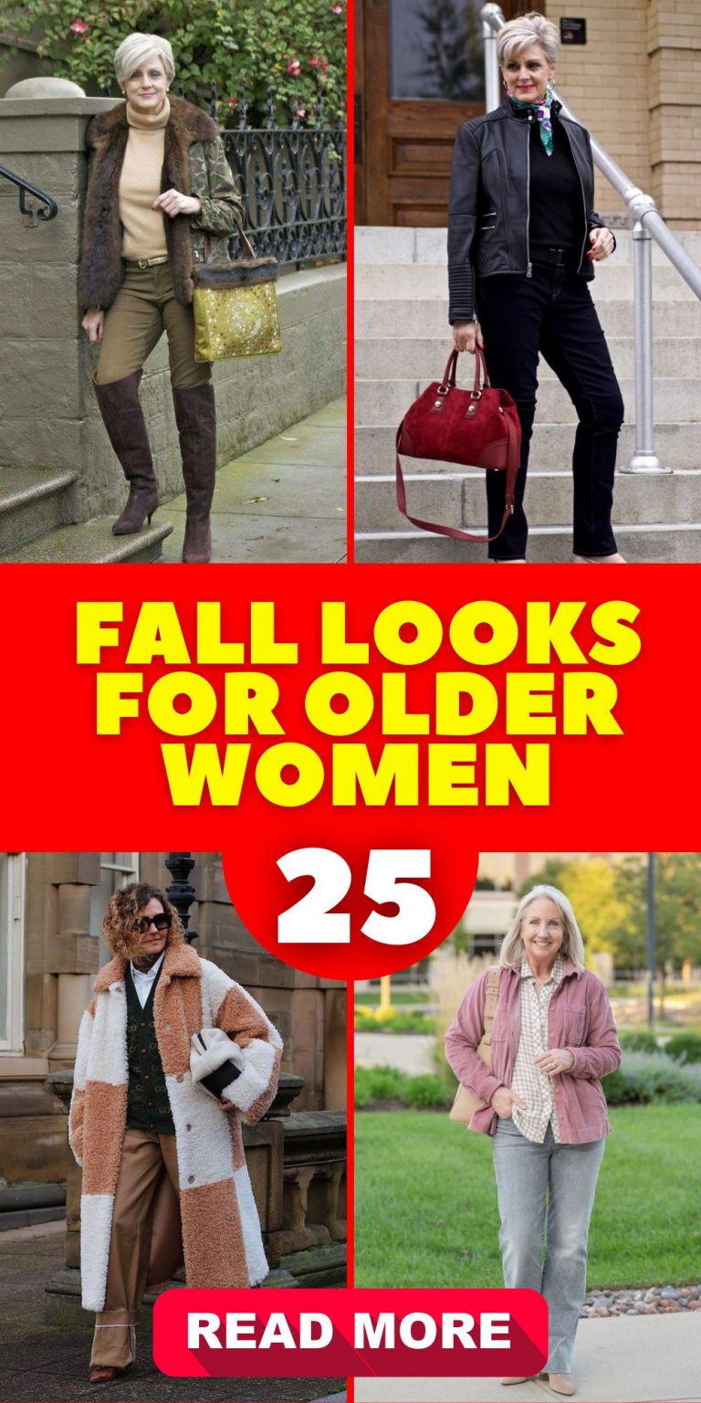 25 Fall Looks for Older Women - Chic Outfits, Styles & Ideas 2024
