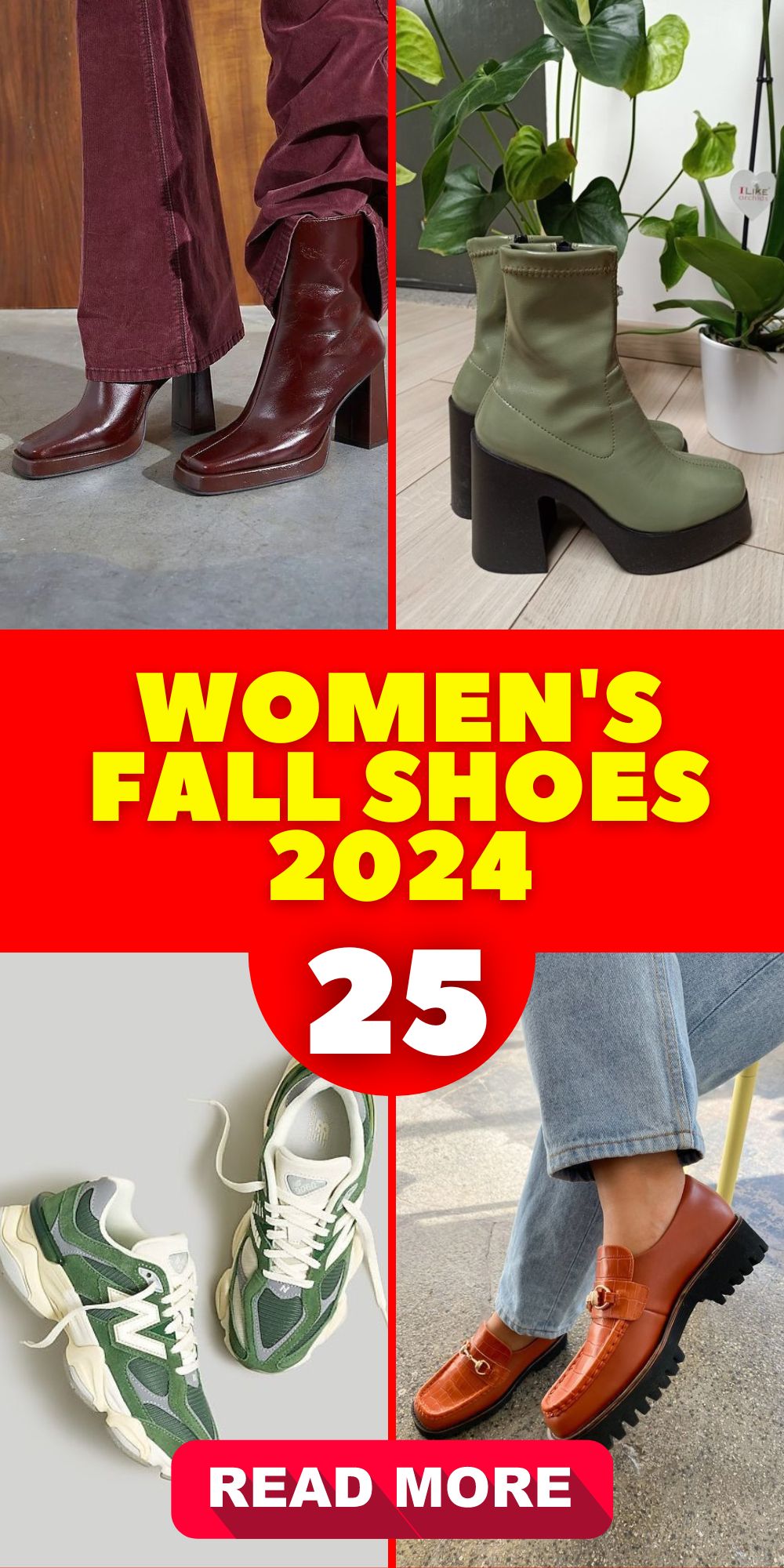 Women's Fall Shoes 2024: 25 Ideas for Casual, Work, and Trendy Styles