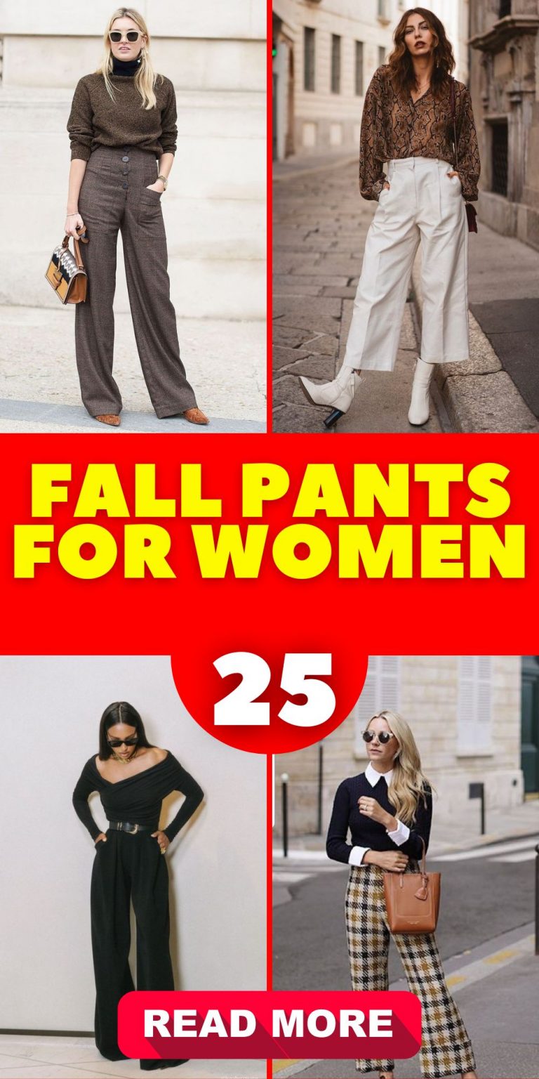 25 Ideas for Trendy and Comfortable Fall Pants for Women - From Suits ...