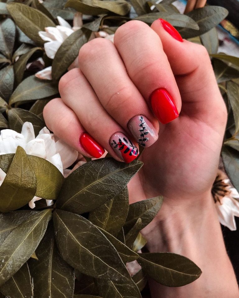 26 Trendy Red Fall Nails Ideas: Designs, Colors, and Shapes for Autumn ...