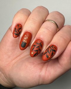 Cute and Classy Almond Shape Fall Nails 27 Ideas: Designs, Colors, and ...