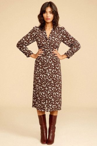 25 Ideas for Midi Fall Dresses for Women: Classy, Casual, and Wedding ...
