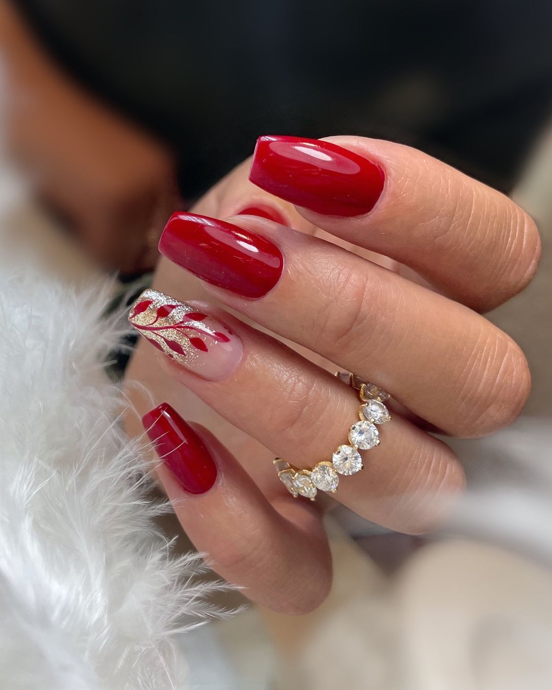 26 Trendy Red Fall Nails Ideas: Designs, Colors, and Shapes for Autumn ...