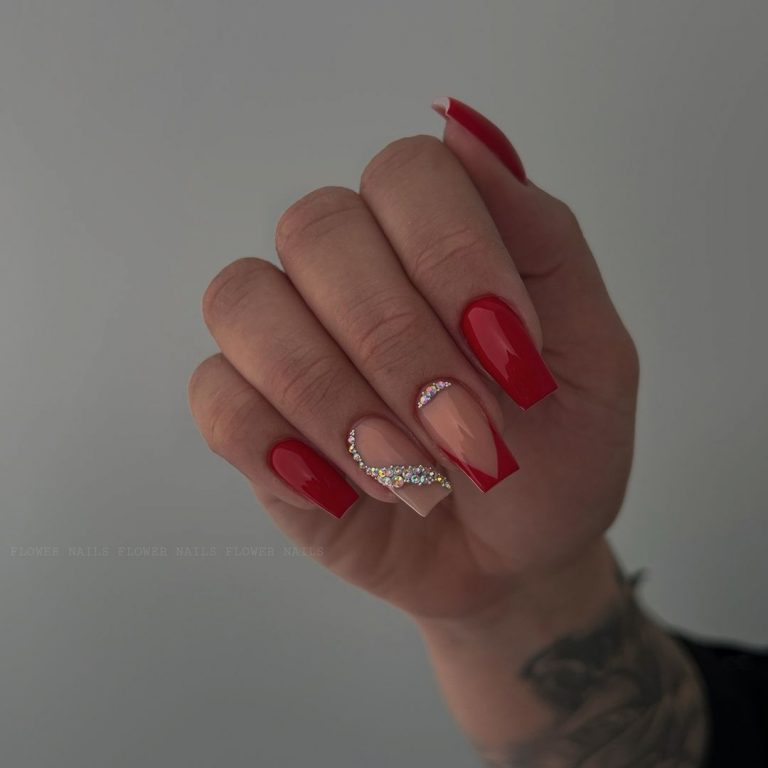 26 Trendy Red Fall Nails Ideas: Designs, Colors, and Shapes for Autumn ...