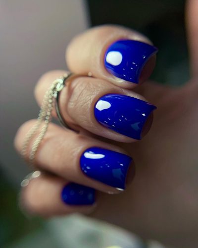 Blue Fall Nails Designs 26 Ideas – Dark, Navy, Royal, Light & Matte Colors