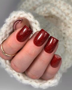 26 Trendy Red Fall Nails Ideas: Designs, Colors, and Shapes for Autumn ...