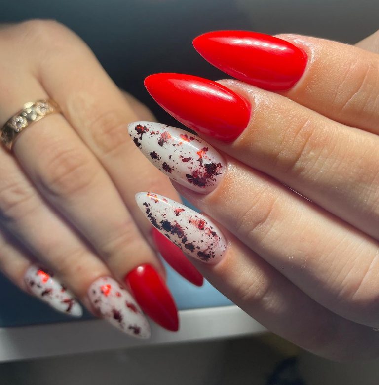 26 Trendy Red Fall Nails Ideas: Designs, Colors, and Shapes for Autumn ...
