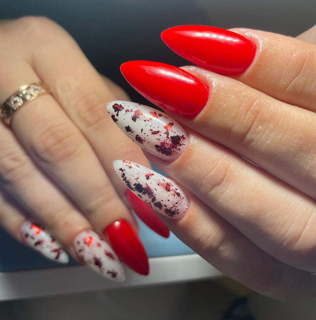 26 Trendy Red Fall Nails Ideas: Designs, Colors, and Shapes for Autumn ...