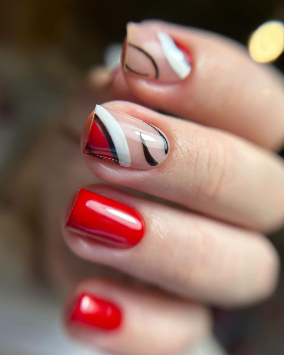 26 Trendy Red Fall Nails Ideas: Designs, Colors, and Shapes for Autumn ...