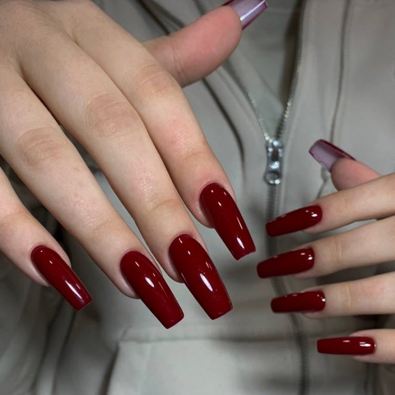 26 Trendy Red Fall Nails Ideas: Designs, Colors, and Shapes for Autumn ...