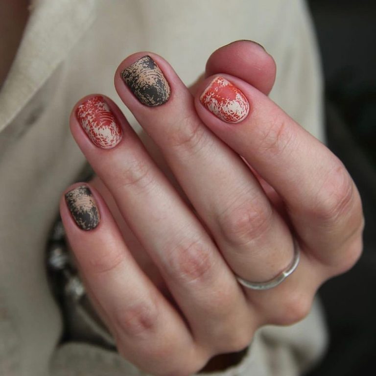25 Ideas for Short Fall Acrylic Nails: Trends, Price, and Cute Simple ...