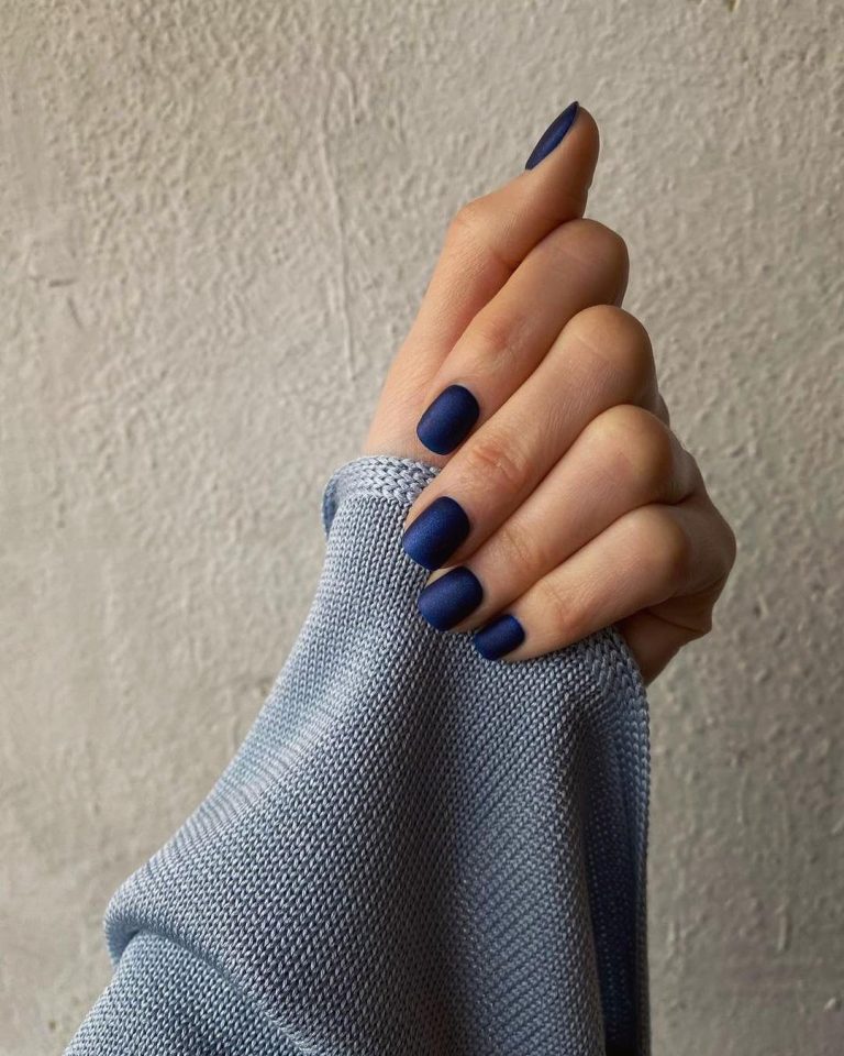 Stunning Navy Blue Fall Nails 25 Ideas: Designs, Trends, and Art for ...