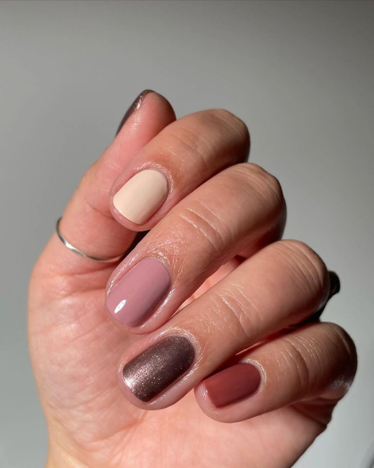 25 Ideas for Short Fall Acrylic Nails: Trends, Price, and Cute Simple ...