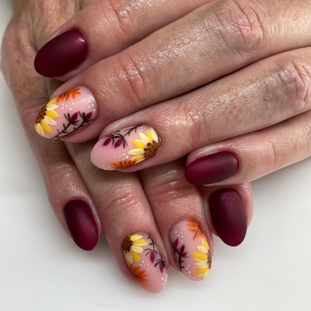 25 Ideas for Short Fall Acrylic Nails: Trends, Price, and Cute Simple ...
