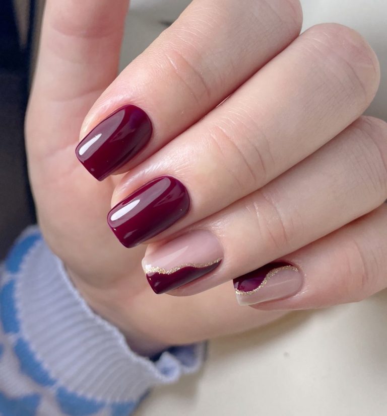 Maroon Fall Nails 26 Ideas - Burgundy Designs, Shapes & Colors