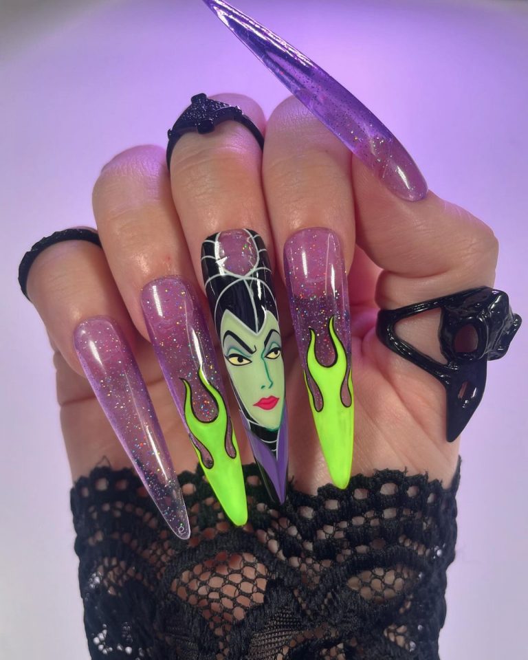 Cute and Trendy Disney Fall Nail Designs 27 Ideas: Simple, Acrylic, and ...